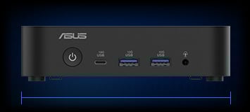 ASUS NUC 14 Essential Barebone Kit Mini PC with Intel Processor N150, Single DDR5-4800 RAM slot ...